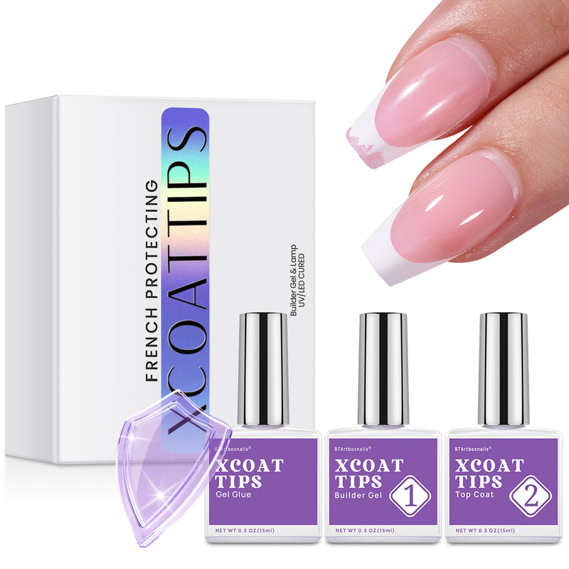 XCOATTIPS Protecting Duo (Enhanced) + Gel Glue – BTArtbox Nails