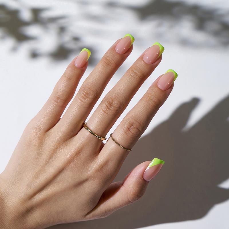 XCOATTIPS® French - Peach Short Square Brighter Pastel Tips - 160pcs 1 ...