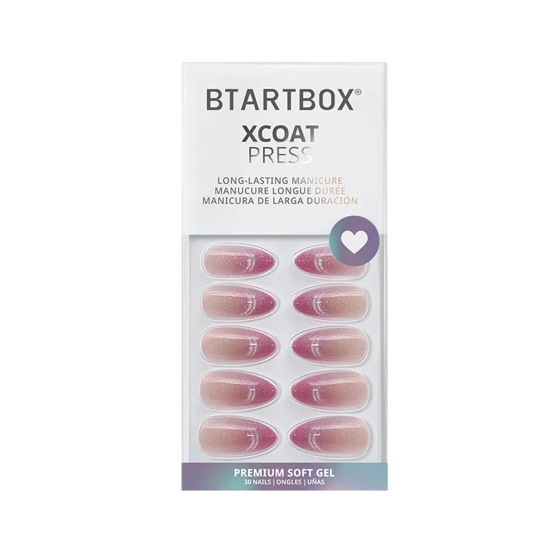 Rosy Dew Almond Press On Nails – BTArtbox Nails