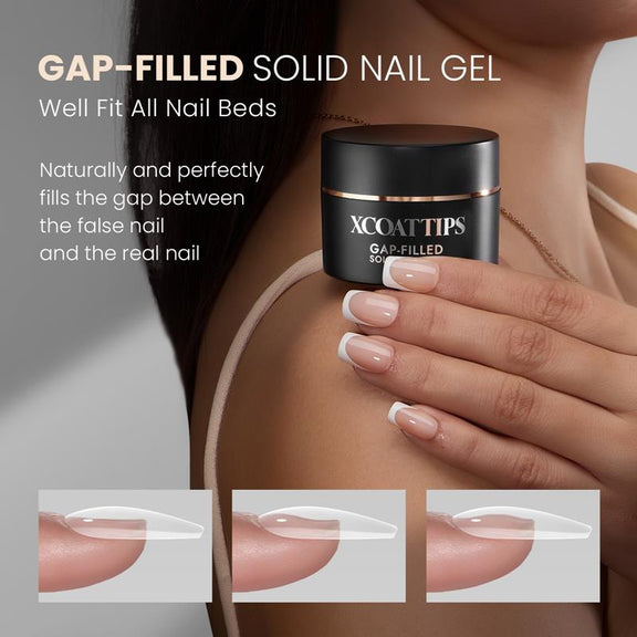 XCOATTIPS® Gap-Filled Solid Nail Gel – BTArtbox Nails