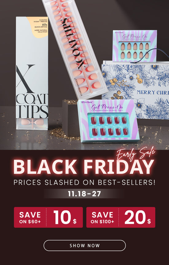 BTArtboxnails Viral Nails - XCOATTIPS®, Salon Technical Built-In Tips ...