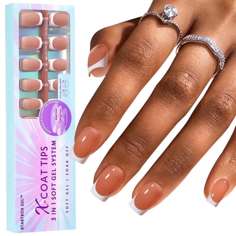 XCOATTIPS® French - Short Square – BTArtbox Nails