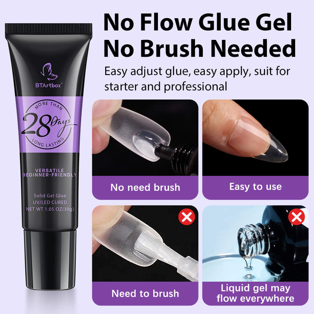 Solid Nail Glue Gel-Plus– BTArtbox Nails
